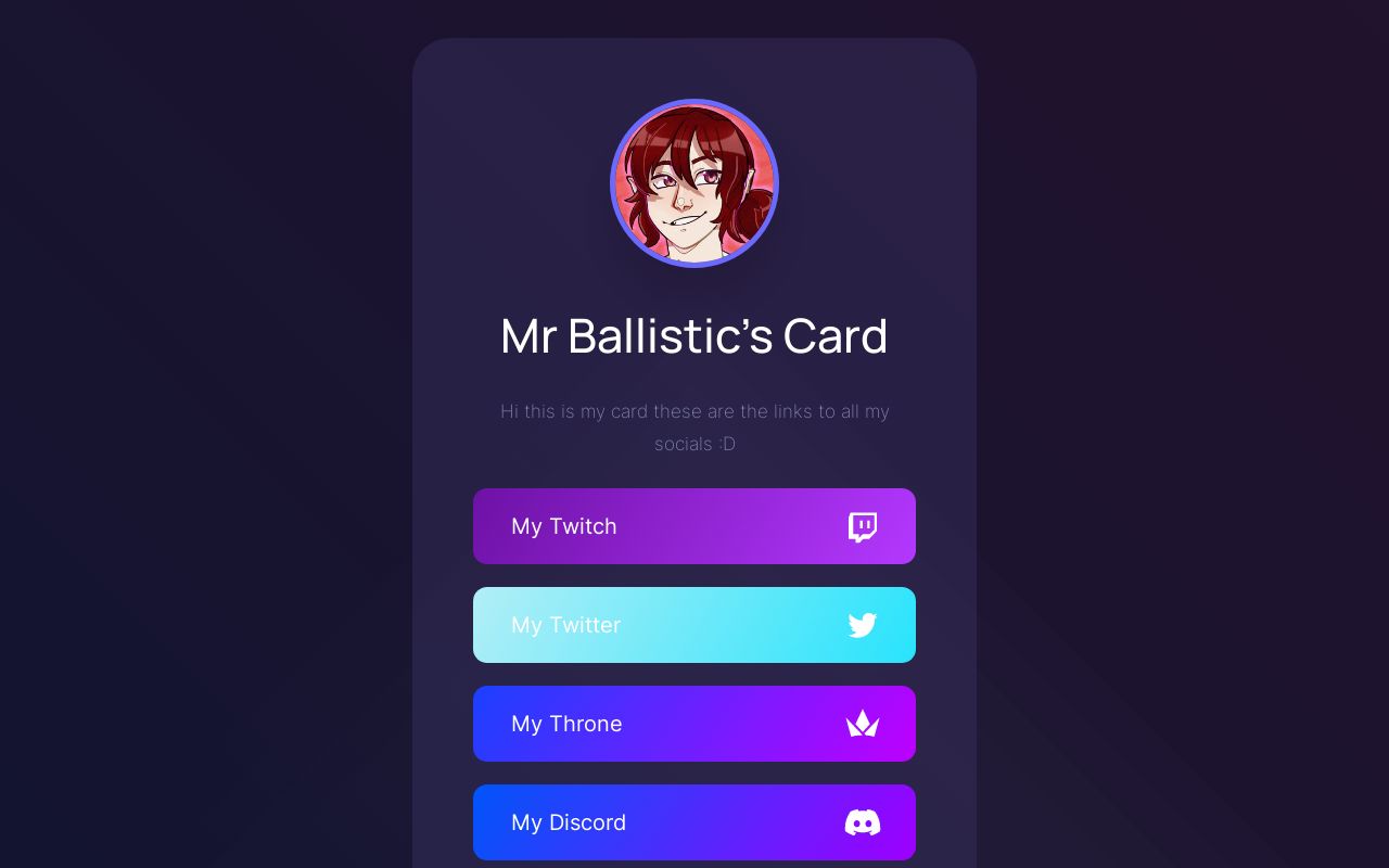 MrBallistic Card